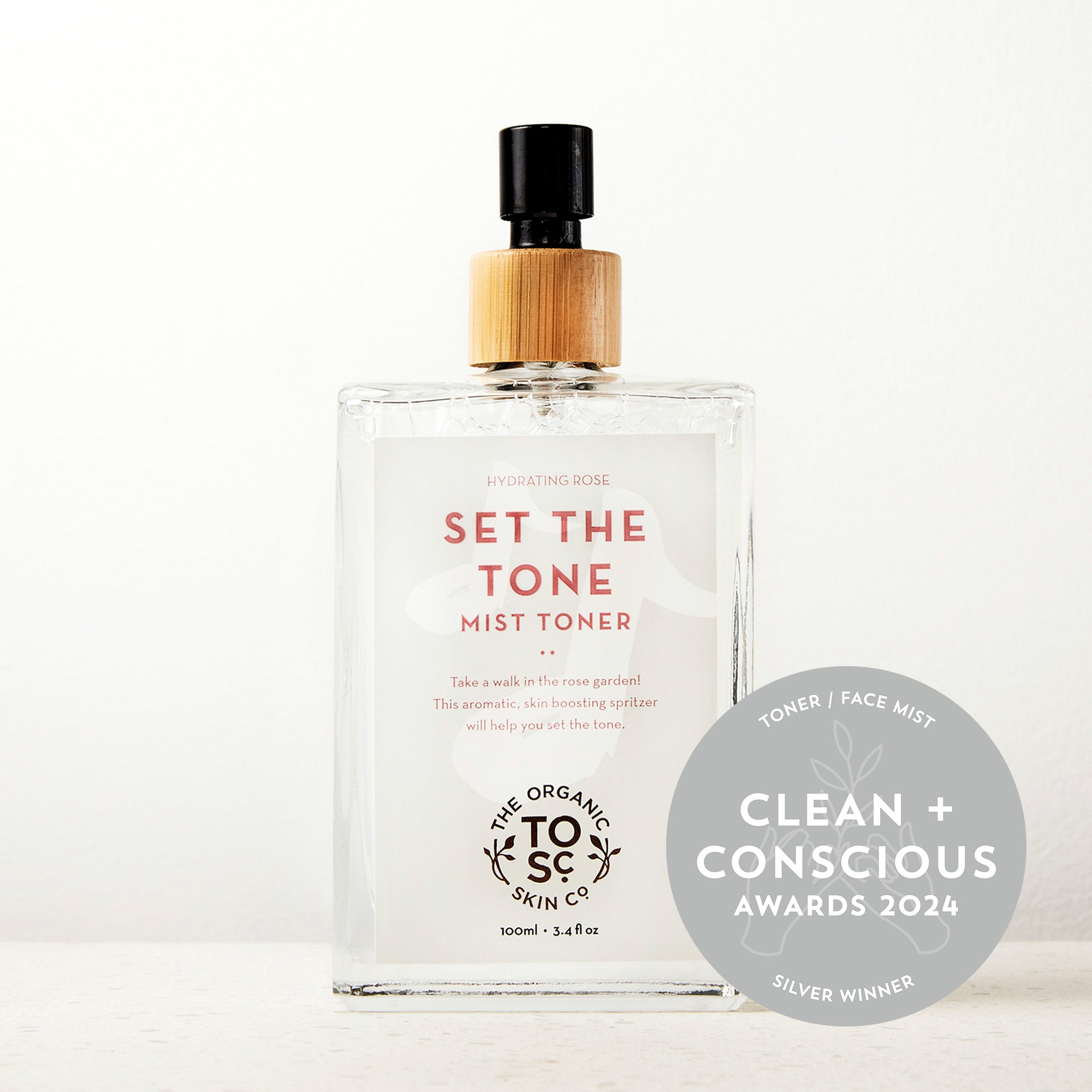 Set The Tone | Hydrating Rose Toner – The Organic Skin Co