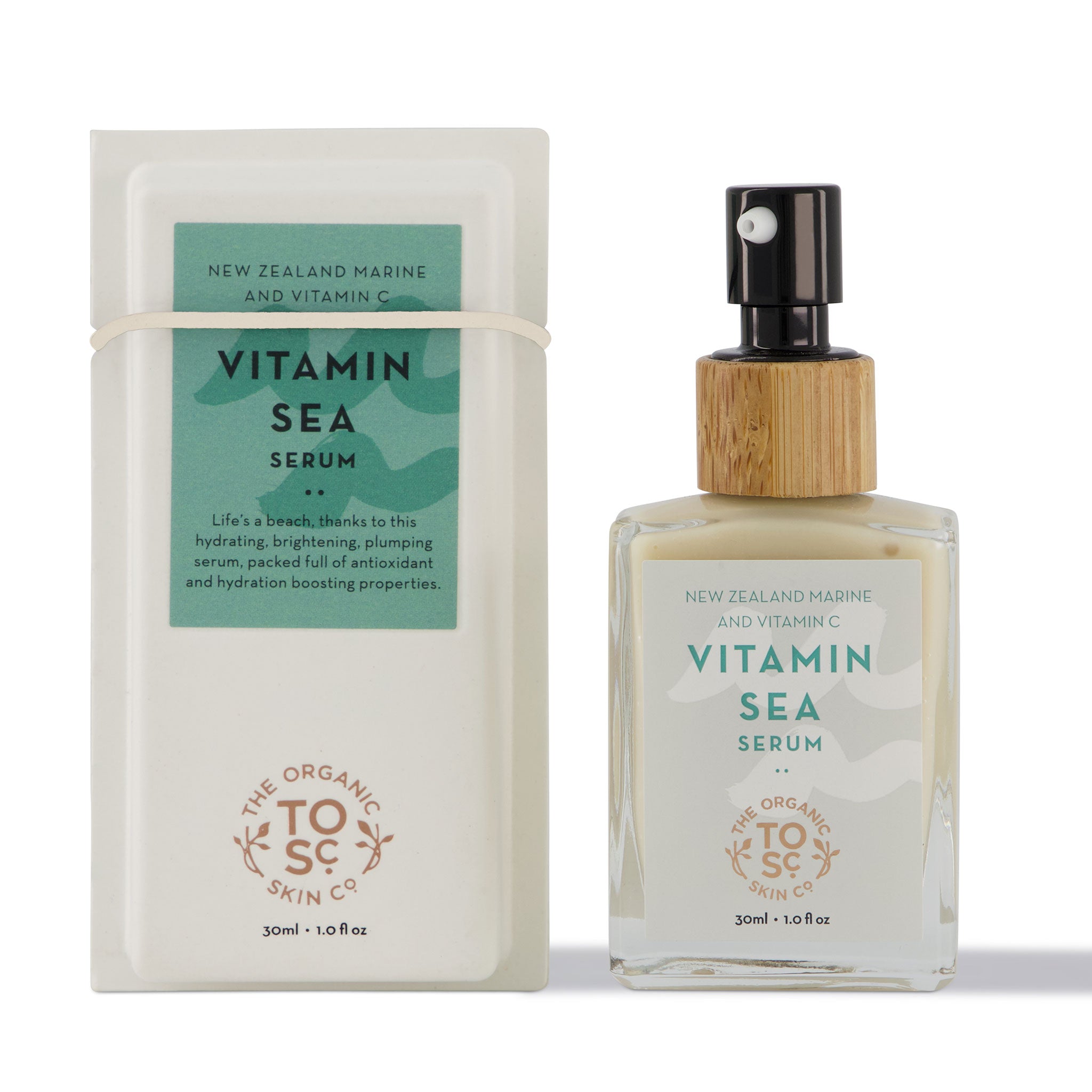 Vitamin Sea | New Zealand Marine and Vitamin C Serum – The Organic Skin Co